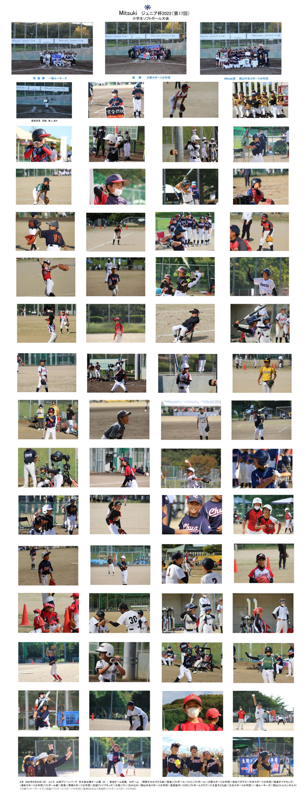 Mitsukiジュニア杯 | 倉敷、岡山市の不動産なら三樹不動産へ